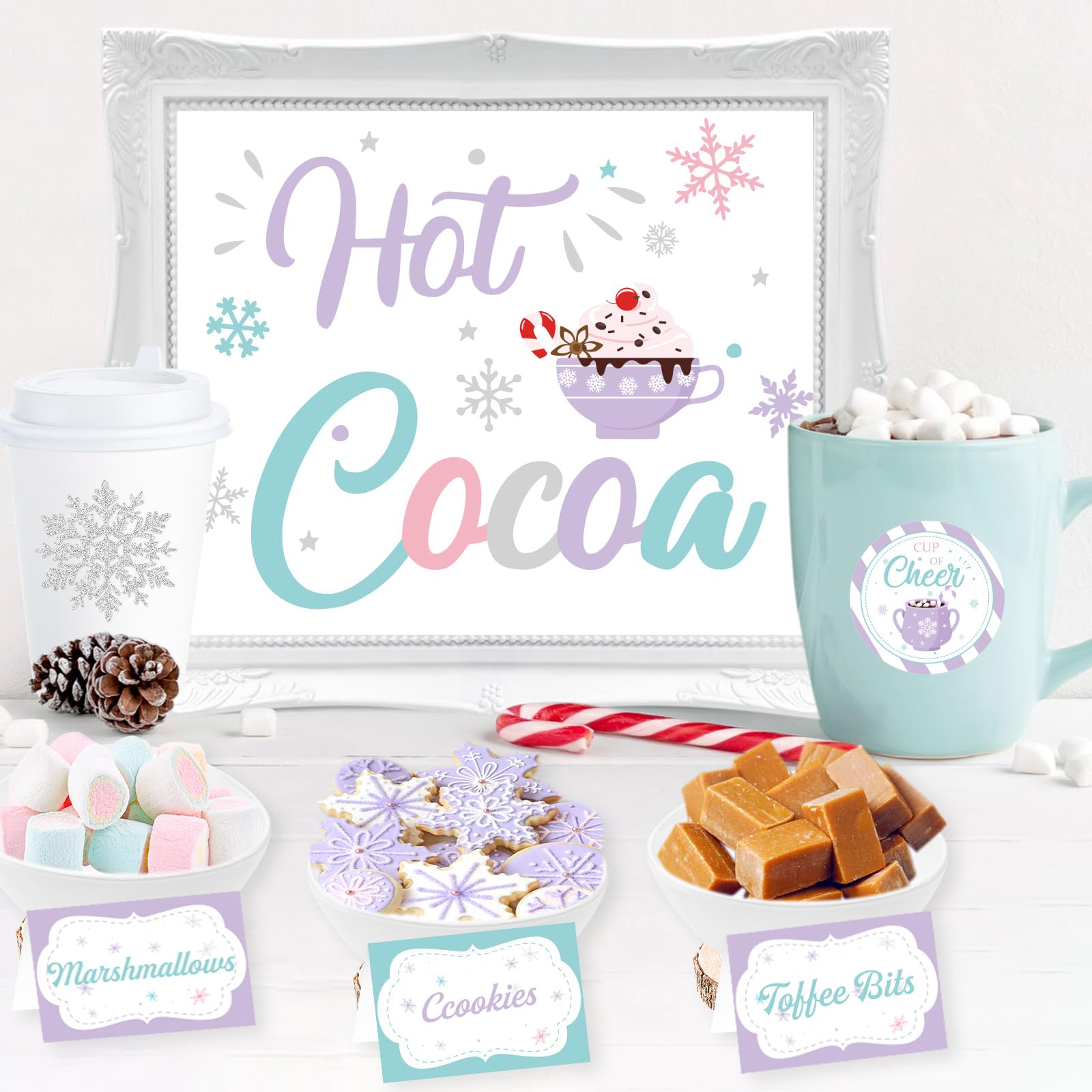 Hot Chocolate Winter Wonderland Party Ideas Winter Themed Hot Cocoa