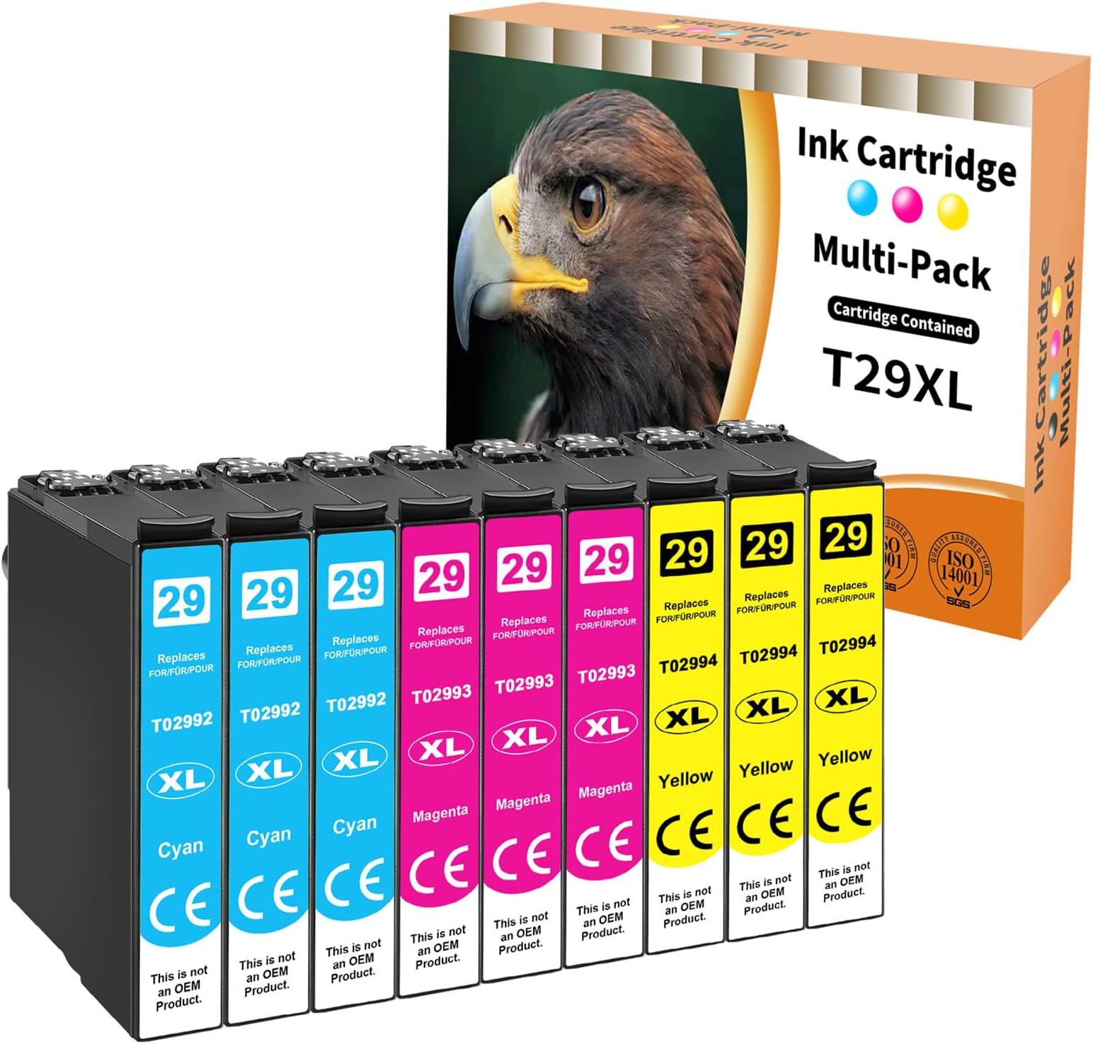 Tinnee Multipack 29XL Cartouche d'encre Compatible pour Epson 29XL pour ...
