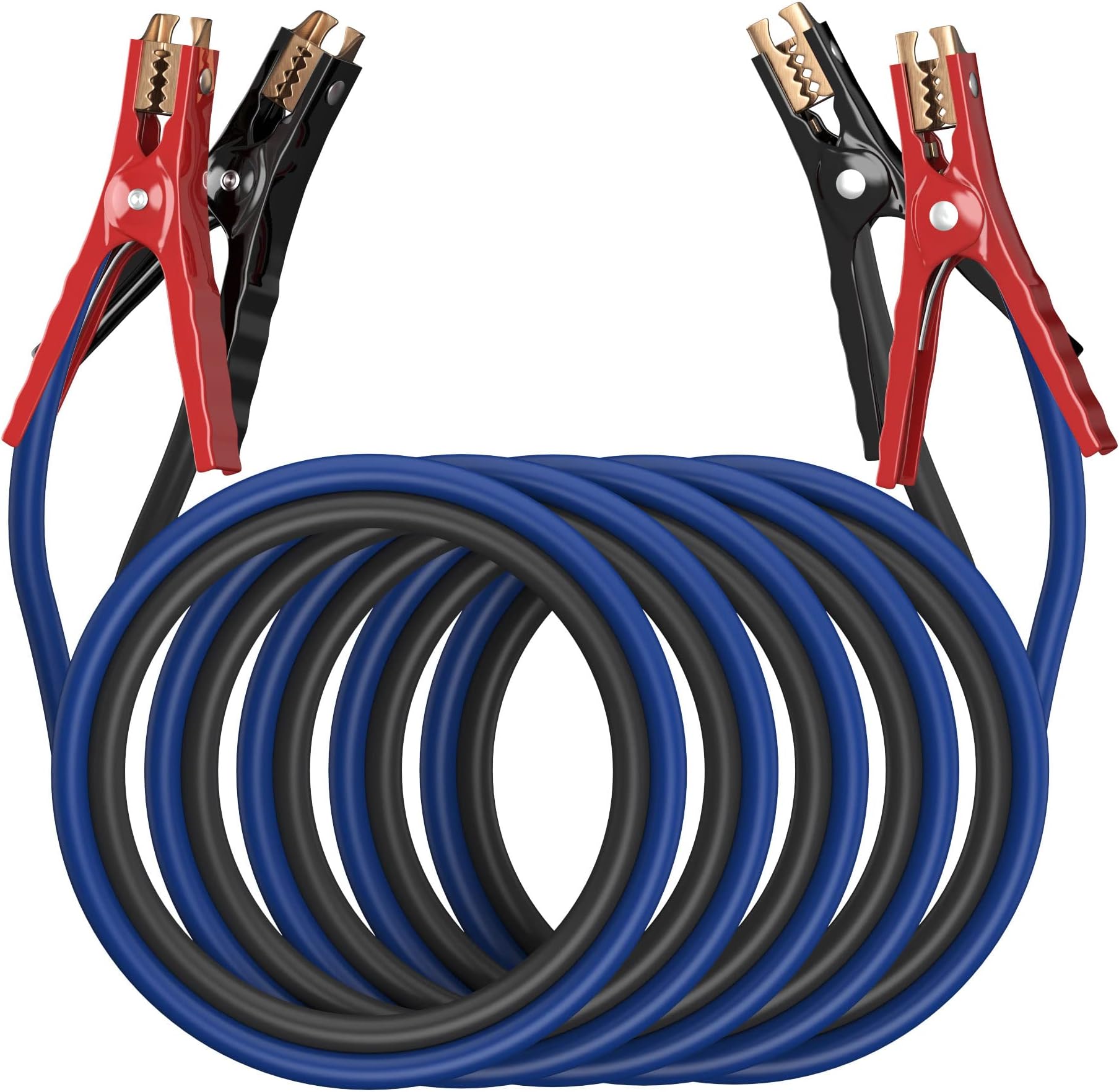 Amazon.com: 4AWG Jumper Cables 4 Gauge 20 Feet Heavy Duty Booster ...