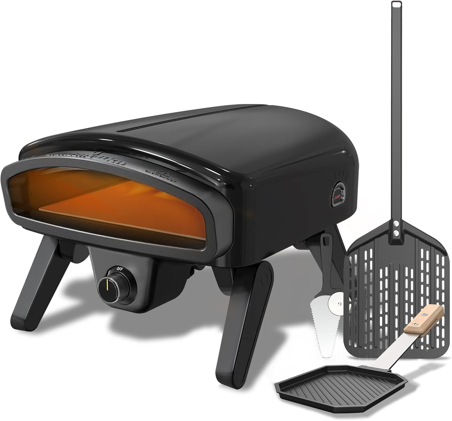 Amazon.com: Outdoor Pizza Oven, 14 inch Portable Gas-Fired Outside ...
