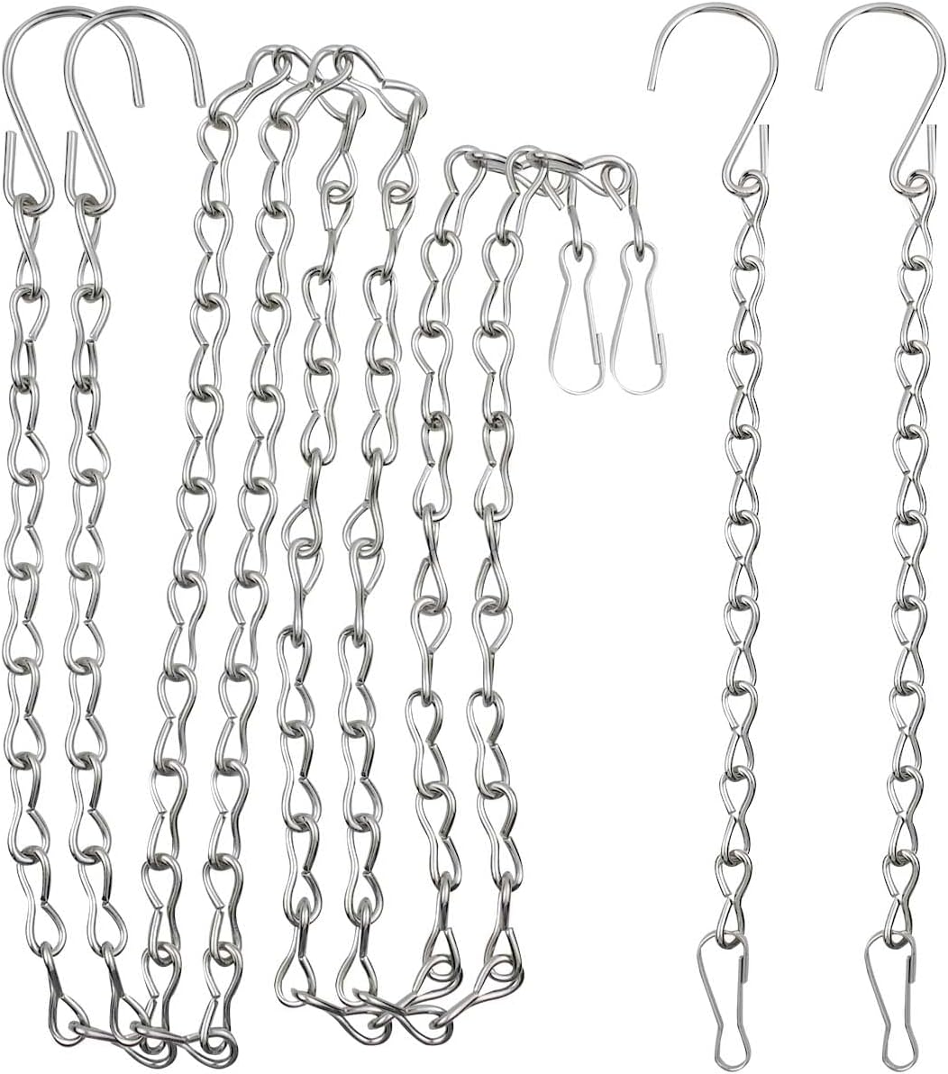 Amazon.com : 6 Pack 9.5 Inch Hanging Chain for Bird Feeders, Planters ...