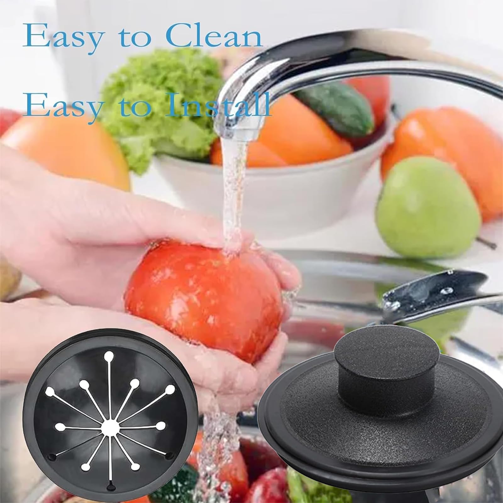 Snapklik.com : 3 Inch Garbage Disposal Splash Guard Collar Sink Garbage ...