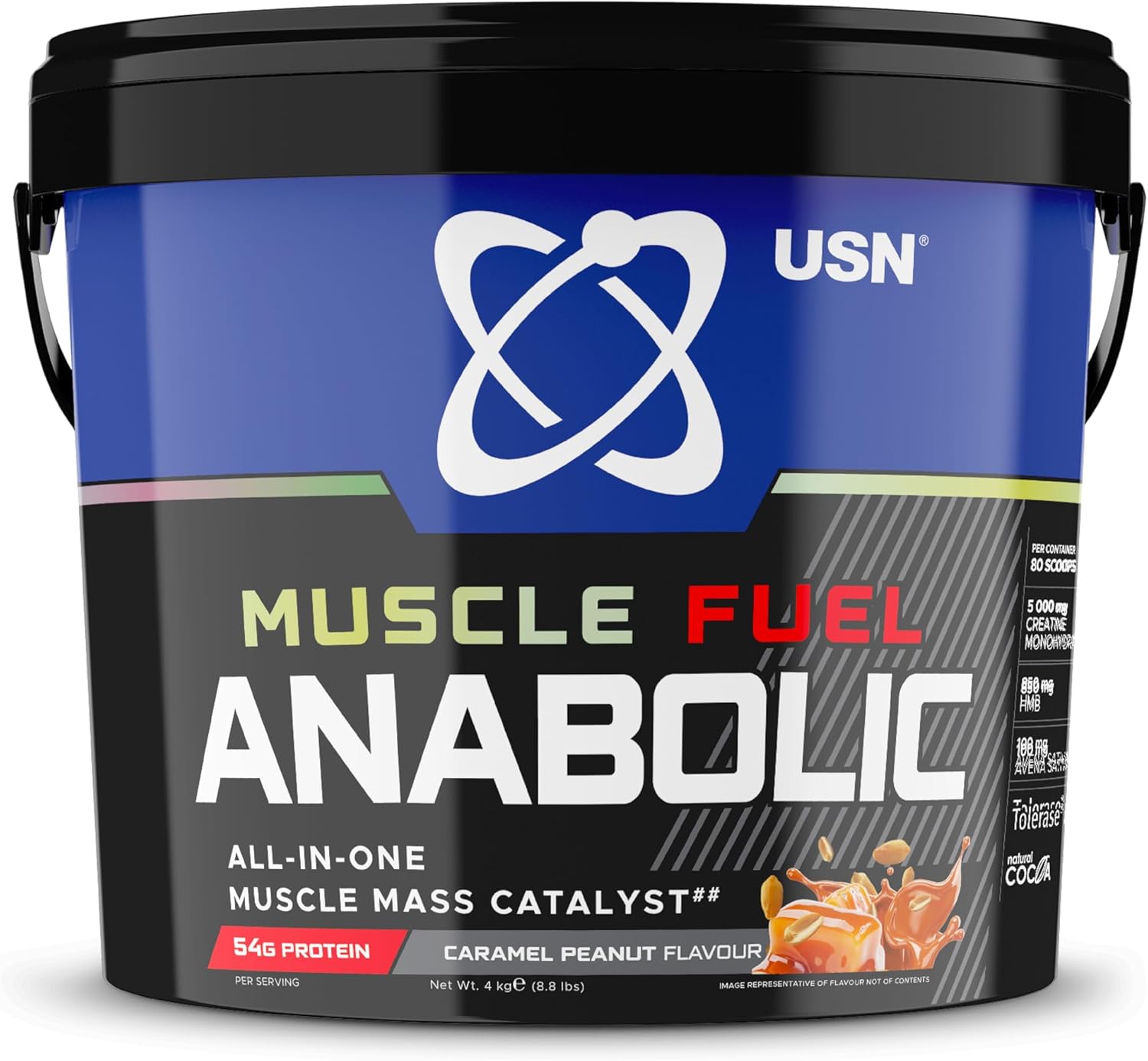 USN Muscle Fuel Anabolic Caramel Cacahuète Tout-en-un Shake de ...