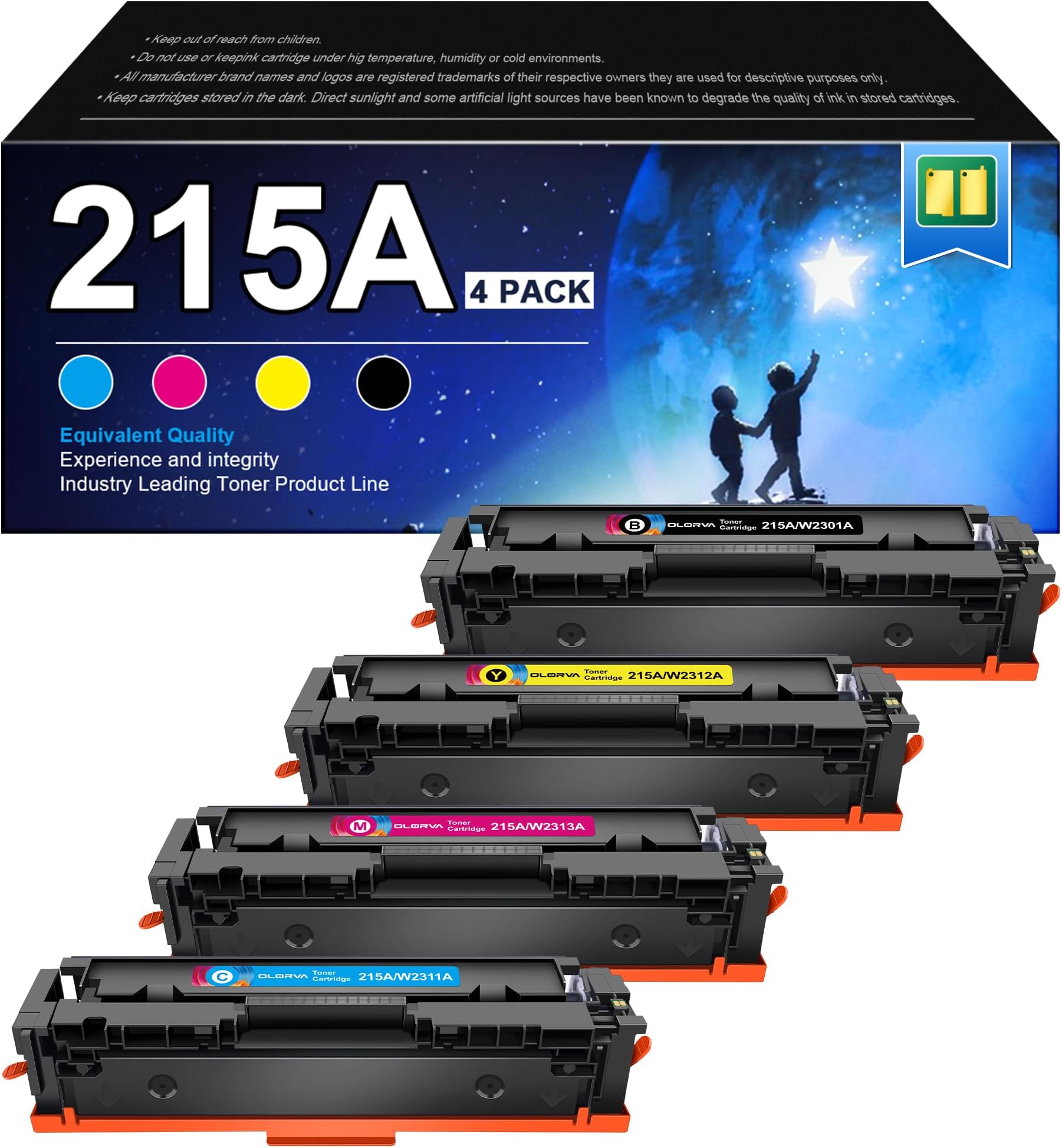 Amazon.com: LeciRoba 215A with Chip Compatible Replacement for HP 215A ...