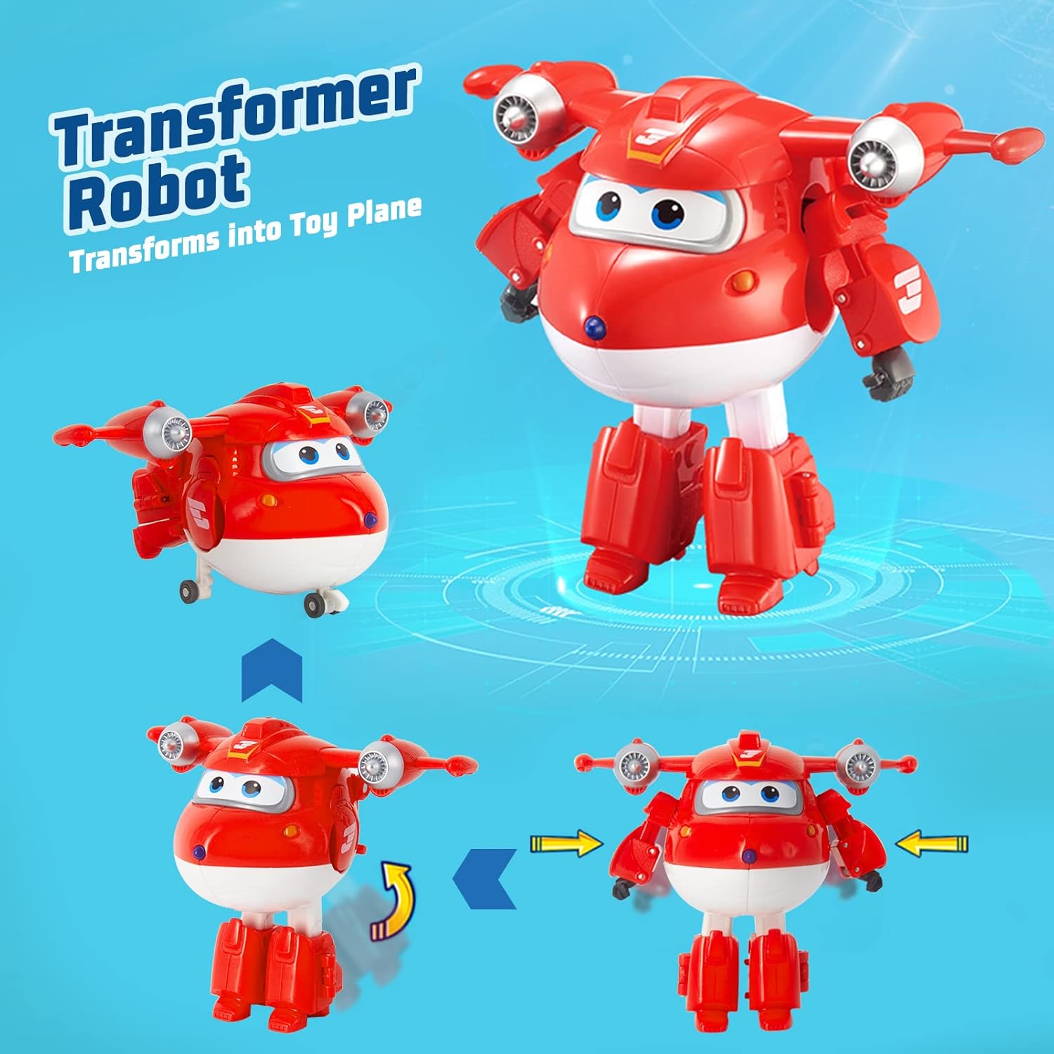 Super Wings Transformer Toys for 3 4 5 6 7 Year Old Boys Girls ...