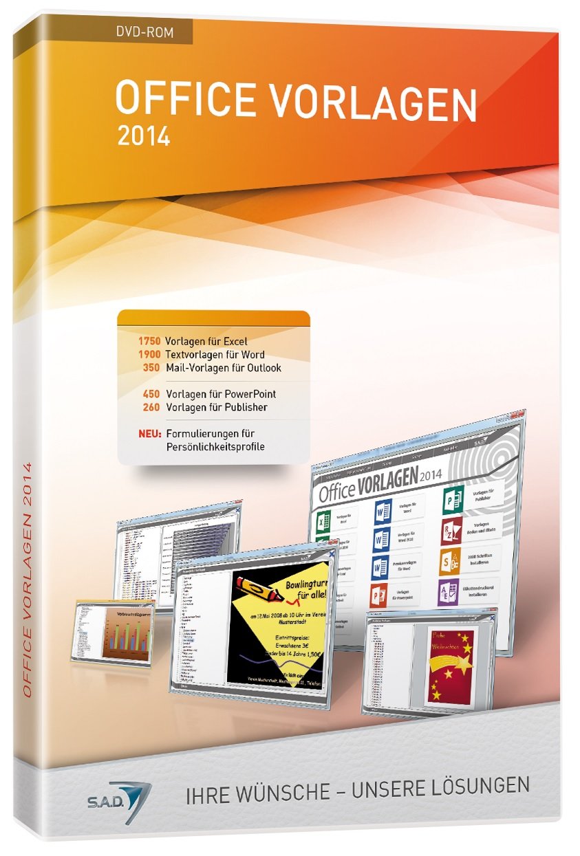 Office Vorlagen 2014 : Amazon.de: Software