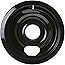 Amazon.com: GE WB31M20 Genuine OEM 6" Porcelain Burner Drip Bowl (Black ...