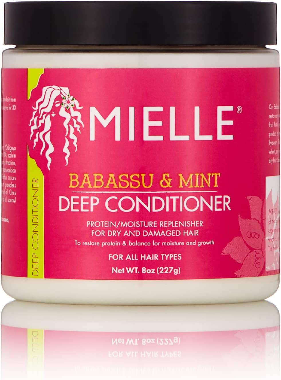 Mielle Organics Babassu & Mint Deep Conditioner with Protein, 227 g ...
