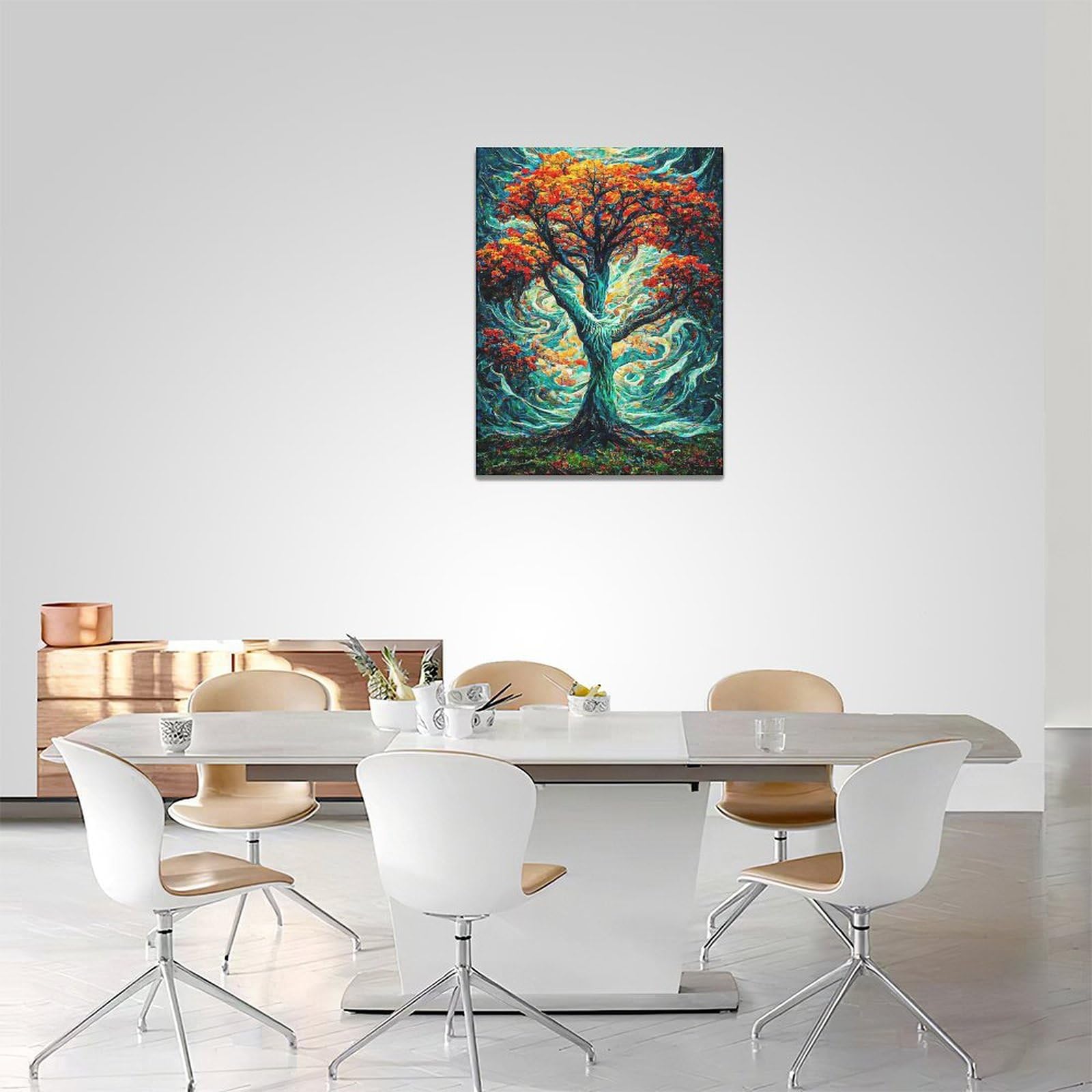 Rustic Modern Tree Wall Art