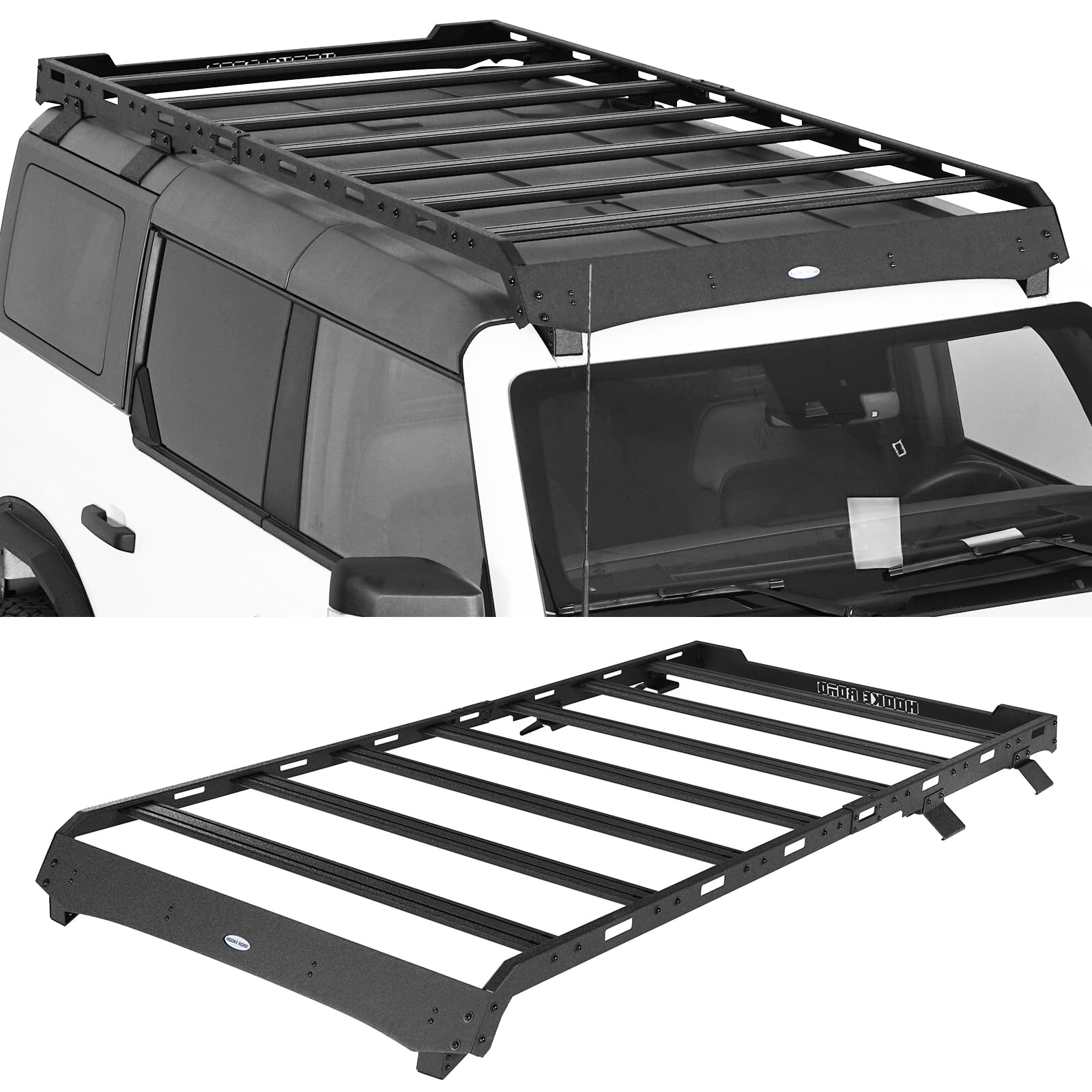 Amazon.com: Hooke Road Bronco Roof Rack Cross Bars, Full-Length Cargo ...