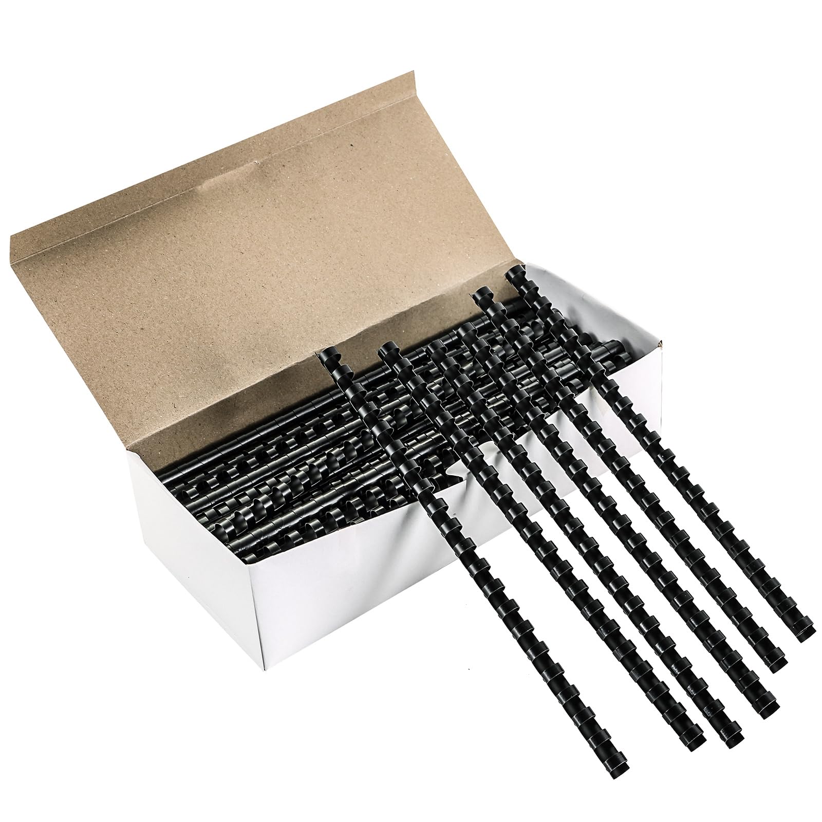 Snapklik.com : FLKQC 100PCS 21 Ring Plastic Comb Binding Spines 1/2 ...