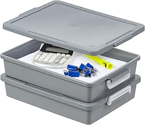 Amazon.com: IRIS USA - Contenedores de plástico para almacenamiento de ...