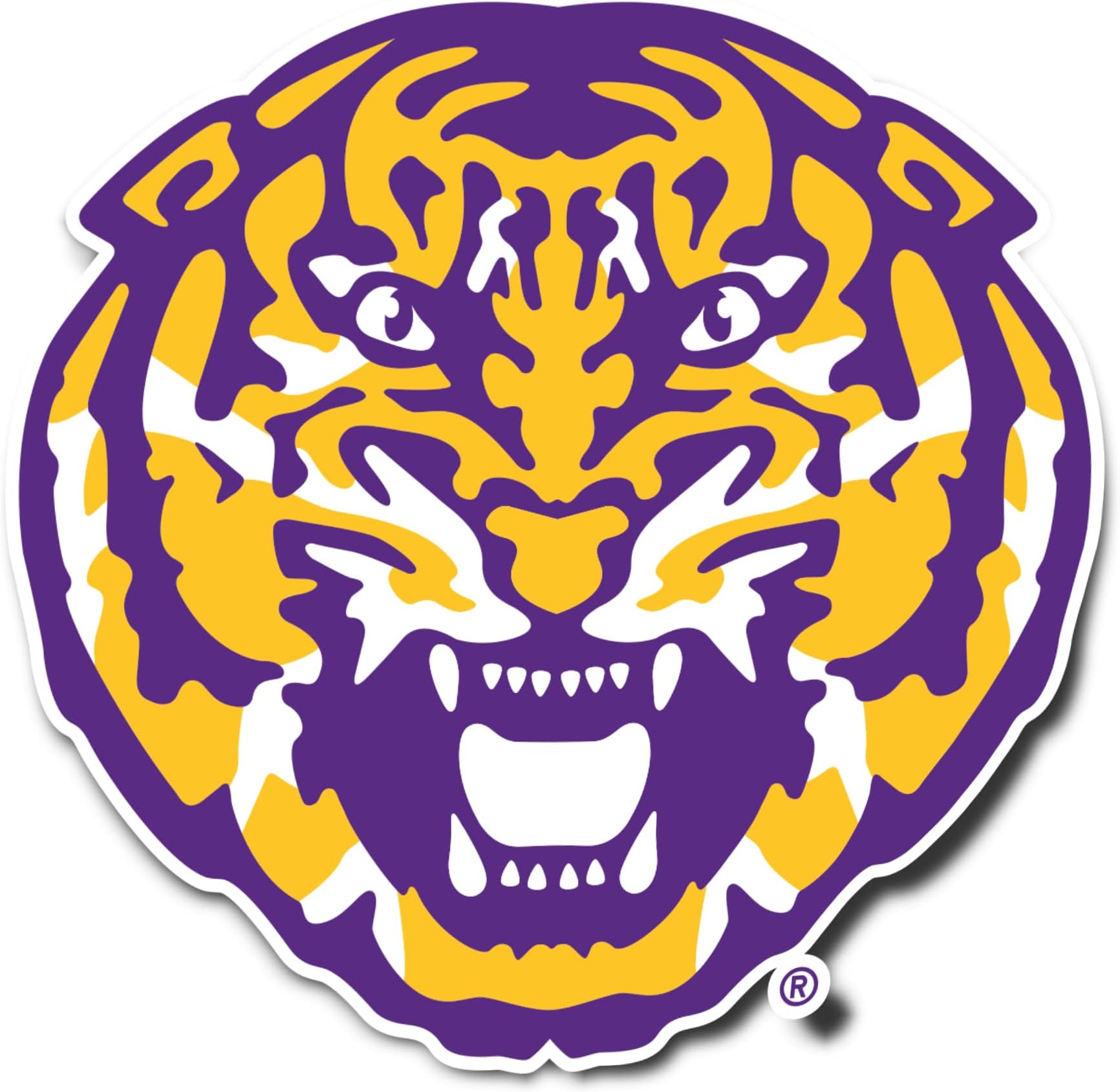 Amazon.com: Craftique LSU Decal (LSU PAW Decal (3",4",6",12"), 4 in ...