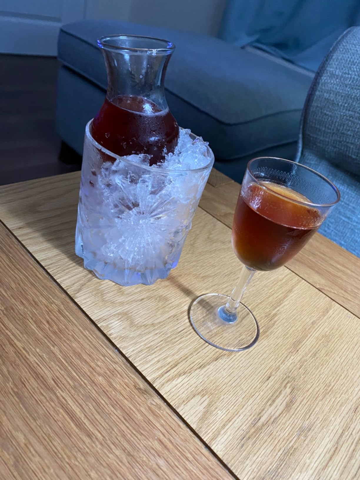 Cocktail Carafe 4.2oz / 120ml - Set of 6 - Mini Glass Peanut Carafe for ...