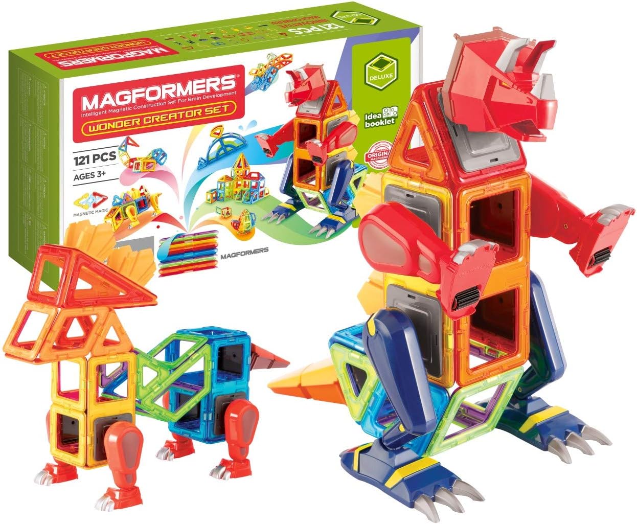 Magformers Wonder Creator 121-Piece Magnetic Construction Set. Make ...