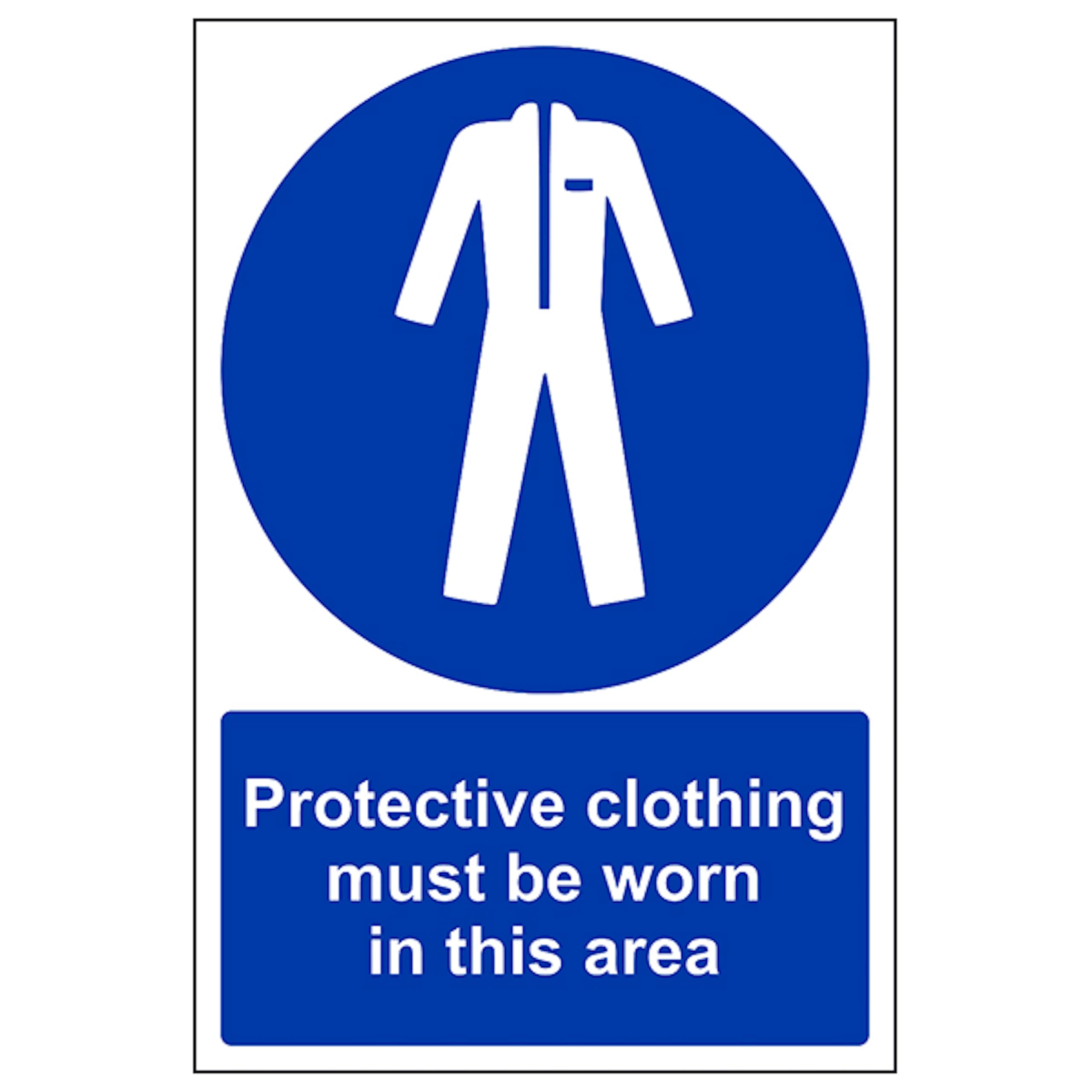 V Safety PPE Must Be Worn In This Area – Portrait 300 x 400mm – 3mm ...