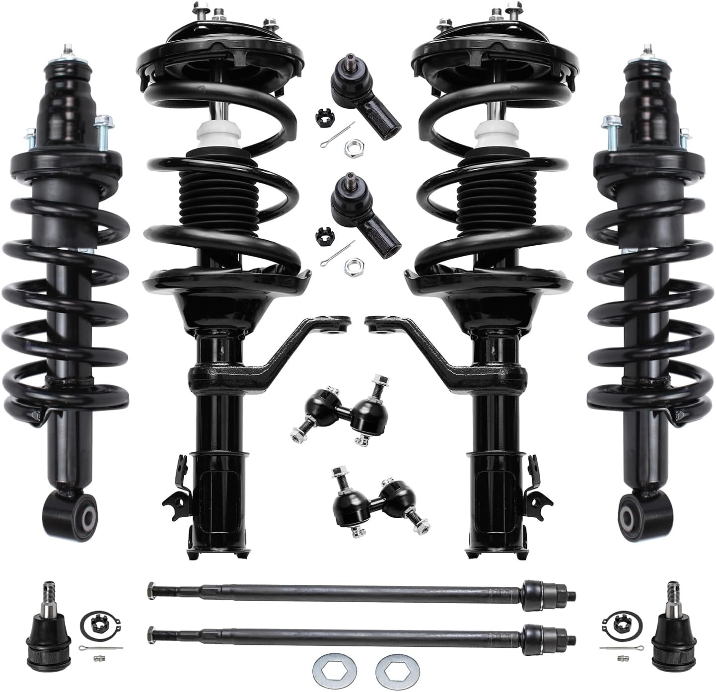 Amazon.com: Detroit Axle - Front 12pc Suspension Kit for 2002-2006 ...