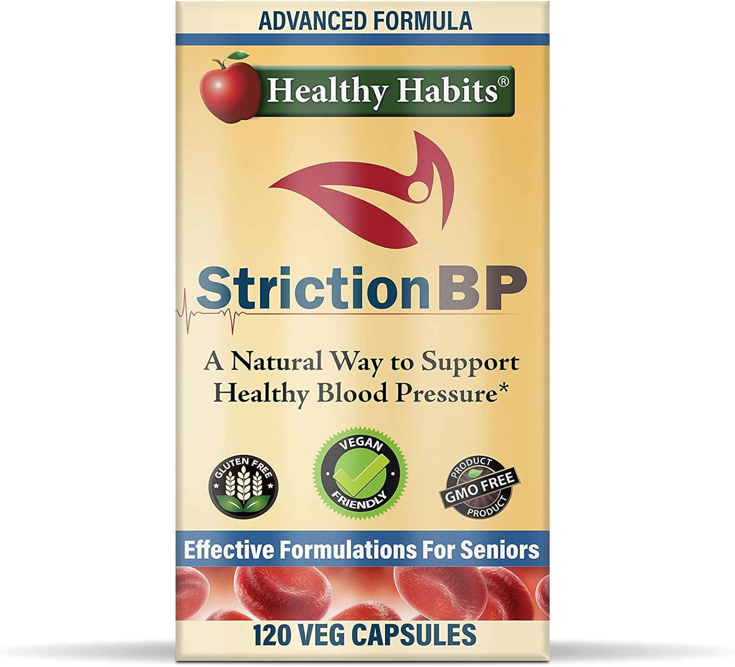 Amazon.com: Healthy Habits StrictionBP - Box - 120 Veg-Capsules ...