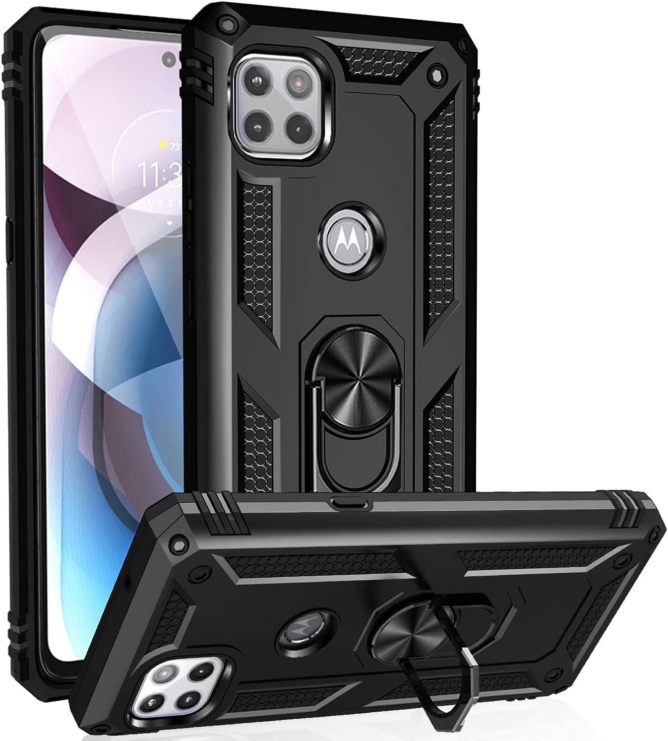 Amazon.com: Military Grade Drop Impact for Moto One 5G Ace Case ...