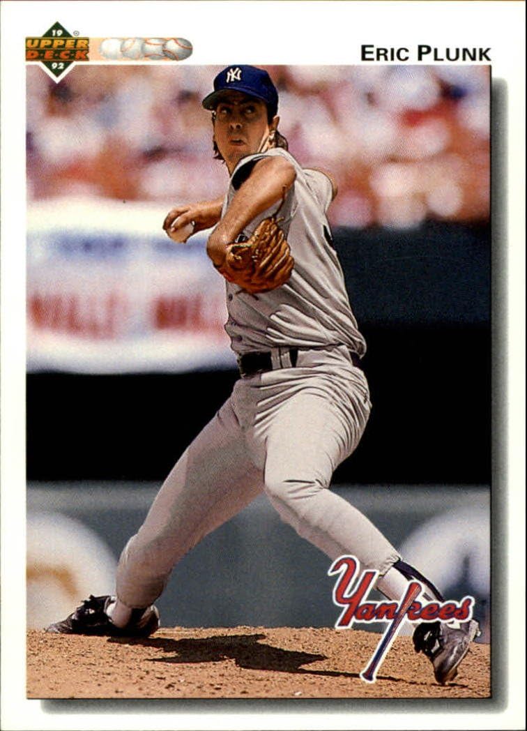 Amazon.com: 1992 Upper Deck #608 Eric Plunk MLB Baseball Trading Card ...