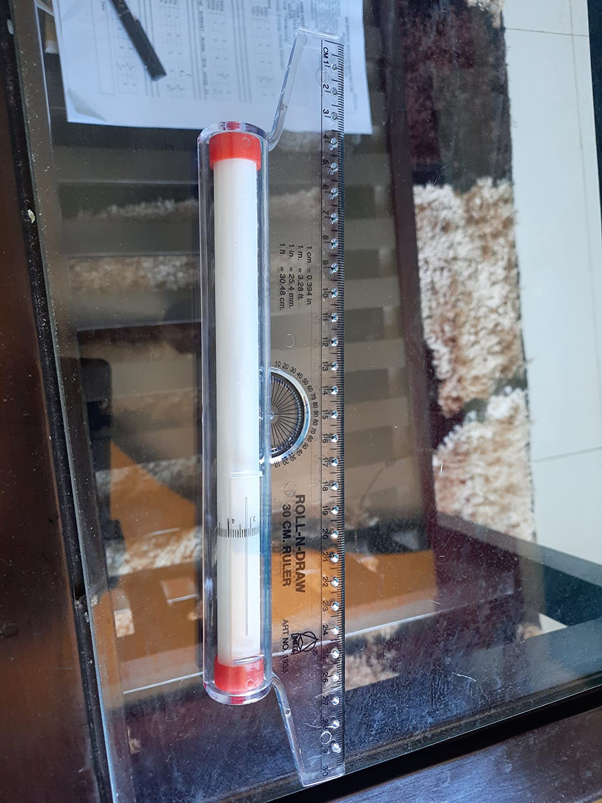 Omega ROLL-N-Draw, 30 Cm Ruler : Amazon.in: Office Products