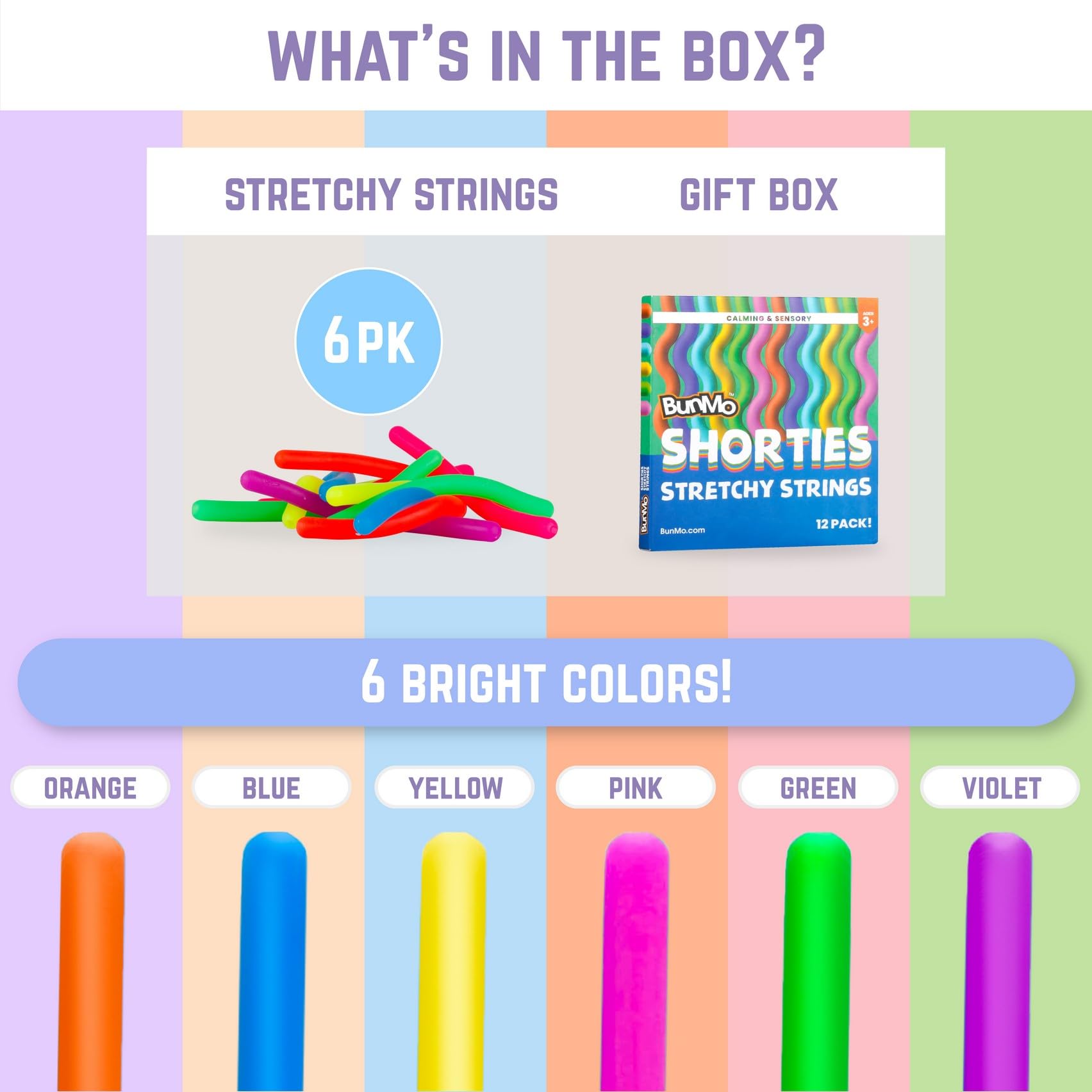 Snapklik.com : Stretchy Strings 12pk Mini Calming Monkey Stretch ...