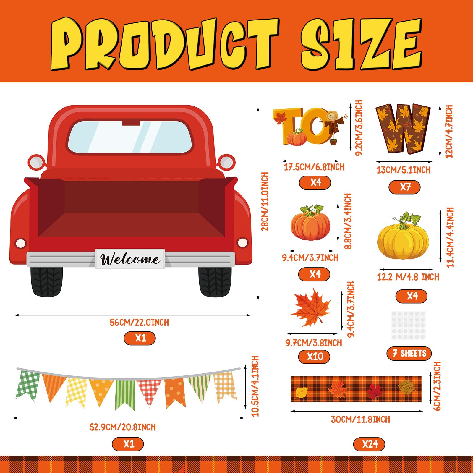 Snapklik.com : Fall And Thanksgiving Bulletin Board Decorations 3D Fall ...