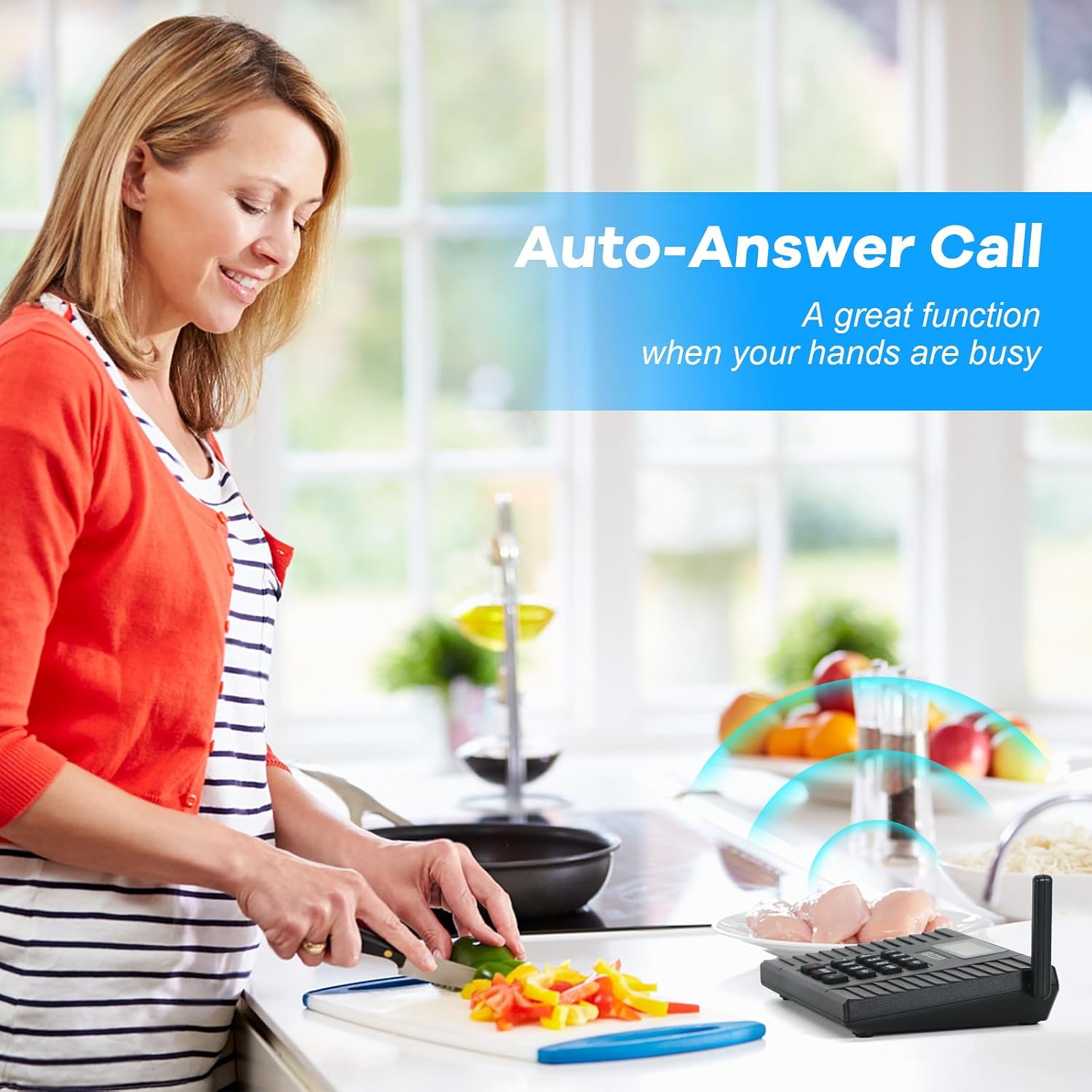 Intercoms Wireless for Home - Full Duplex Wireless Intercom System ...