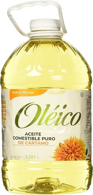 Oléico Aceite de Cártamo Alto Oleico, Regular, 3.785 litros : Amazon ...