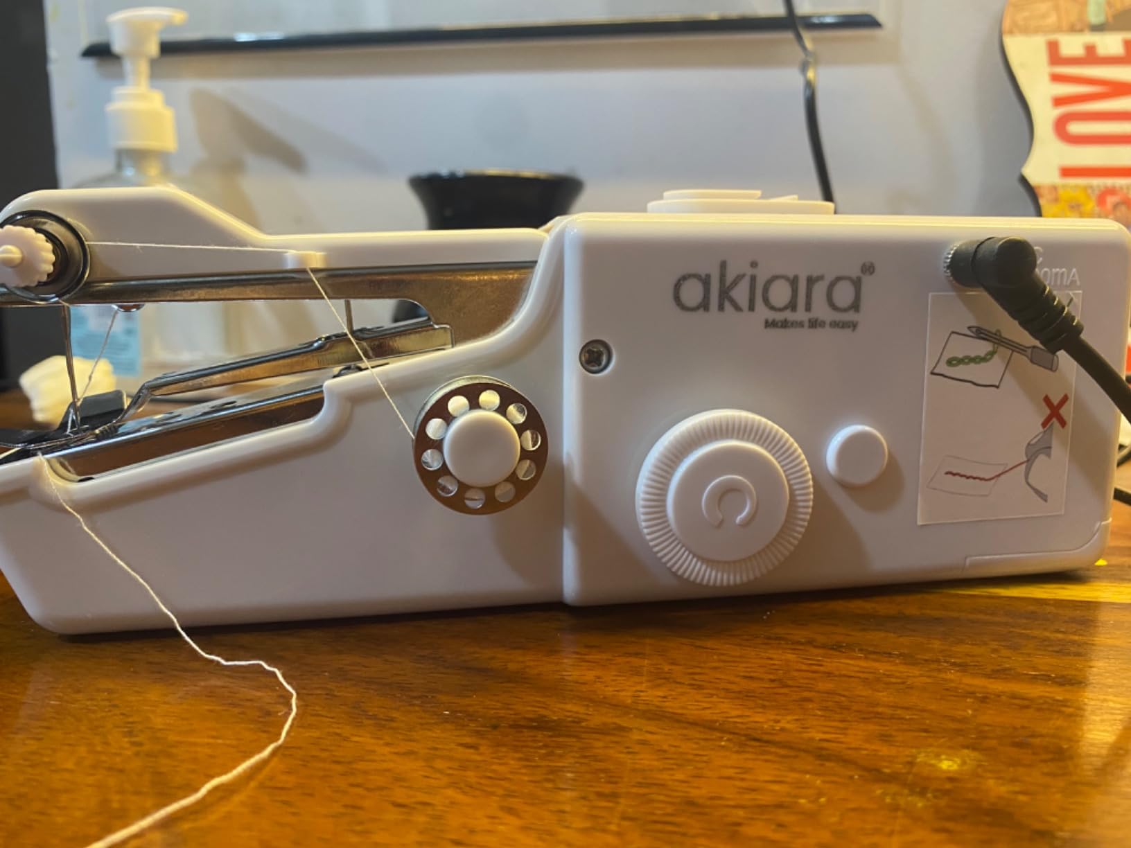 akiara - Makes life easy Electric Handy Sewing/Stitch Handheld Cordless ...