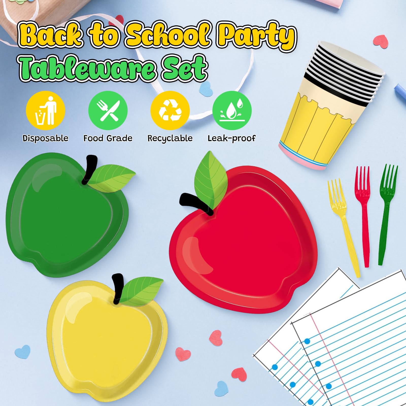 Snapklik.com : 123 Pcs Back To School Decorations First Day Of School ...