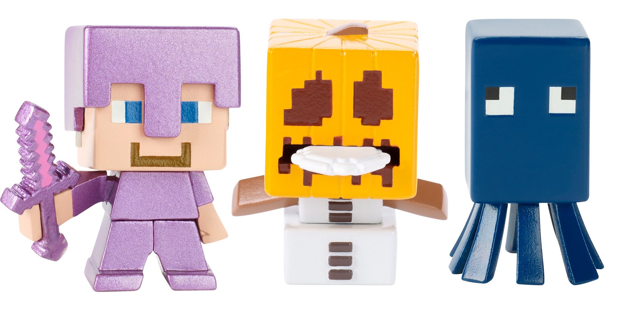 Amazon.com: Minecraft Build-A-Mini 3-Pack : Toys & Games