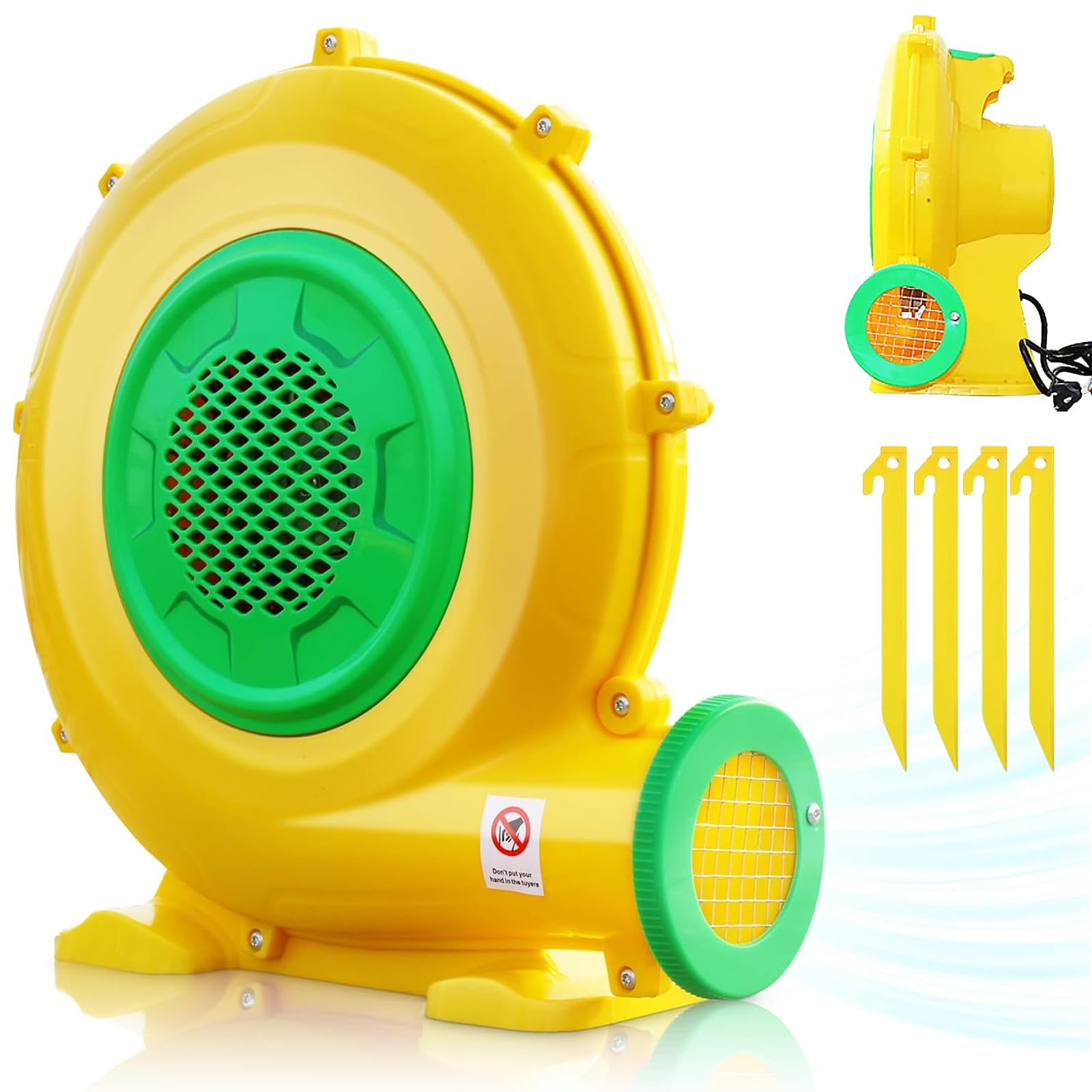 Snapklik.com : LVAOSTT Air Blower For Inflatables - 950 Watt 125HP ...