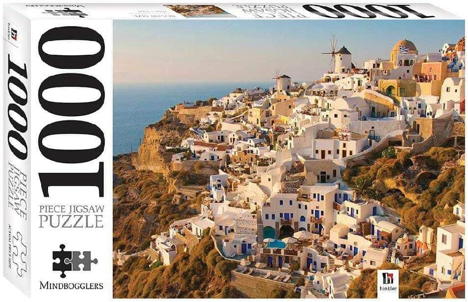 Amazon.com: Explore Greece 1000 Piece Jigsaw Puzzle- Santorini : Toys ...