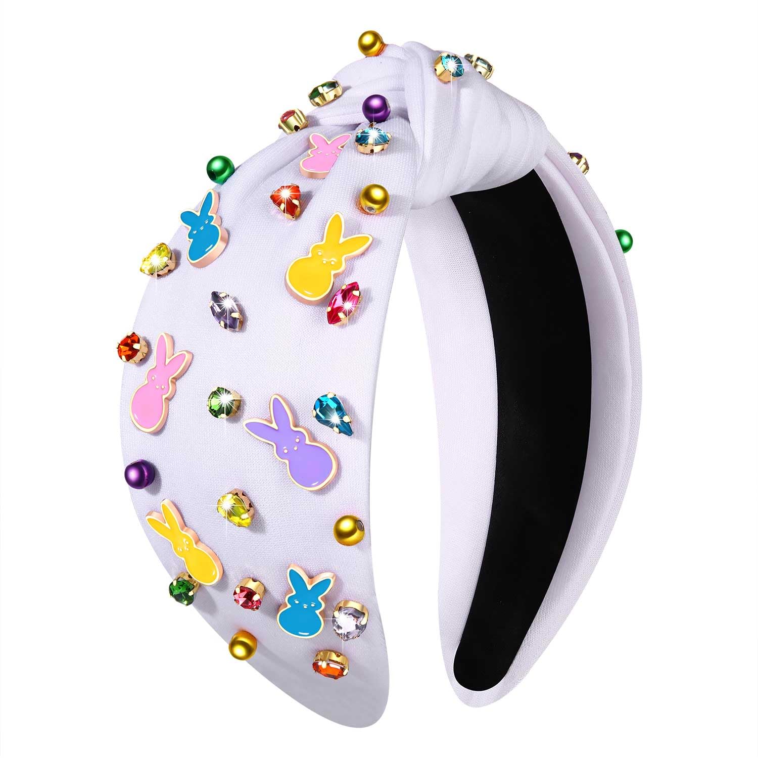 Amazon.com : CEALXHENY Easter Headbands for Women Beaded Carrot Rabbit ...