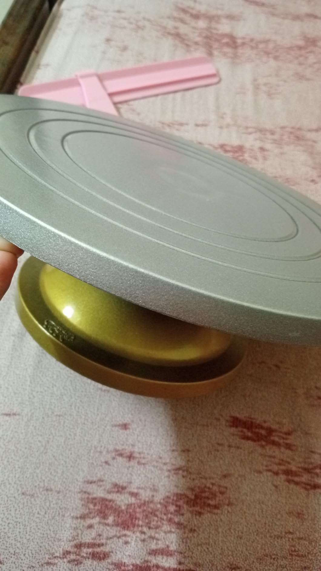 Kitchenwell Heavy Cake Decorating and Icing Turntable/Serving Stand ...