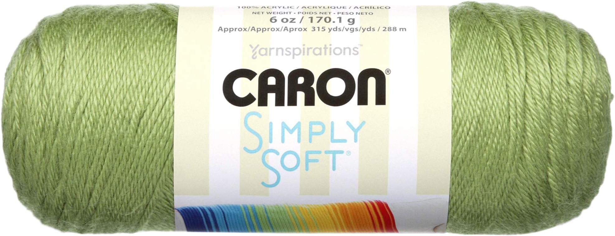 Amazon.com: Caron Simply Soft 3-Pack Yarn, 3oz, Gauge 4 Medium Worsted ...