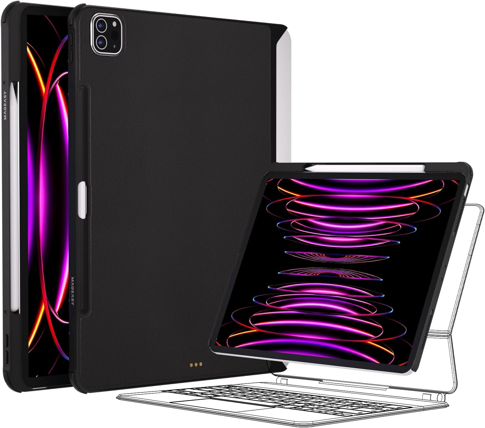 Amazon.com: SWITCHEASY CITICOVER 12.9" iPad Pro Case 2021-2022 with ...