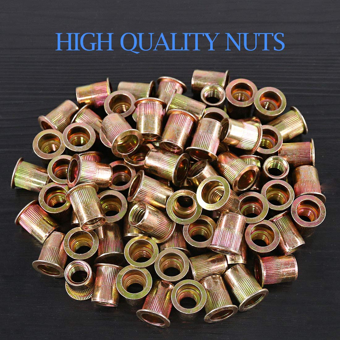Snapklik.com : Glarks 50Pcs 3/8"-16UNC Zinc Plated Carbon Steel Rivet ...