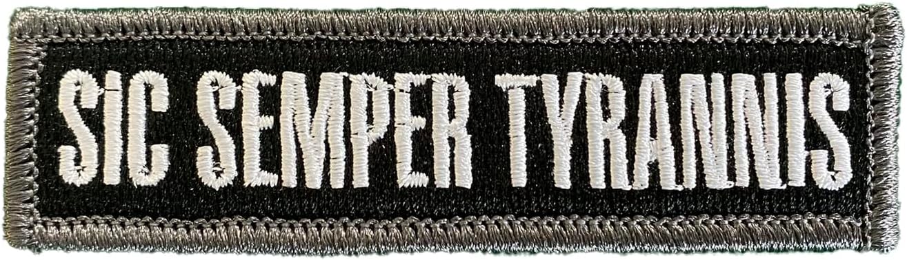 Amazon.com: Sic Semper Tyrannis Patch, Military Saying Patches (P5835 ...