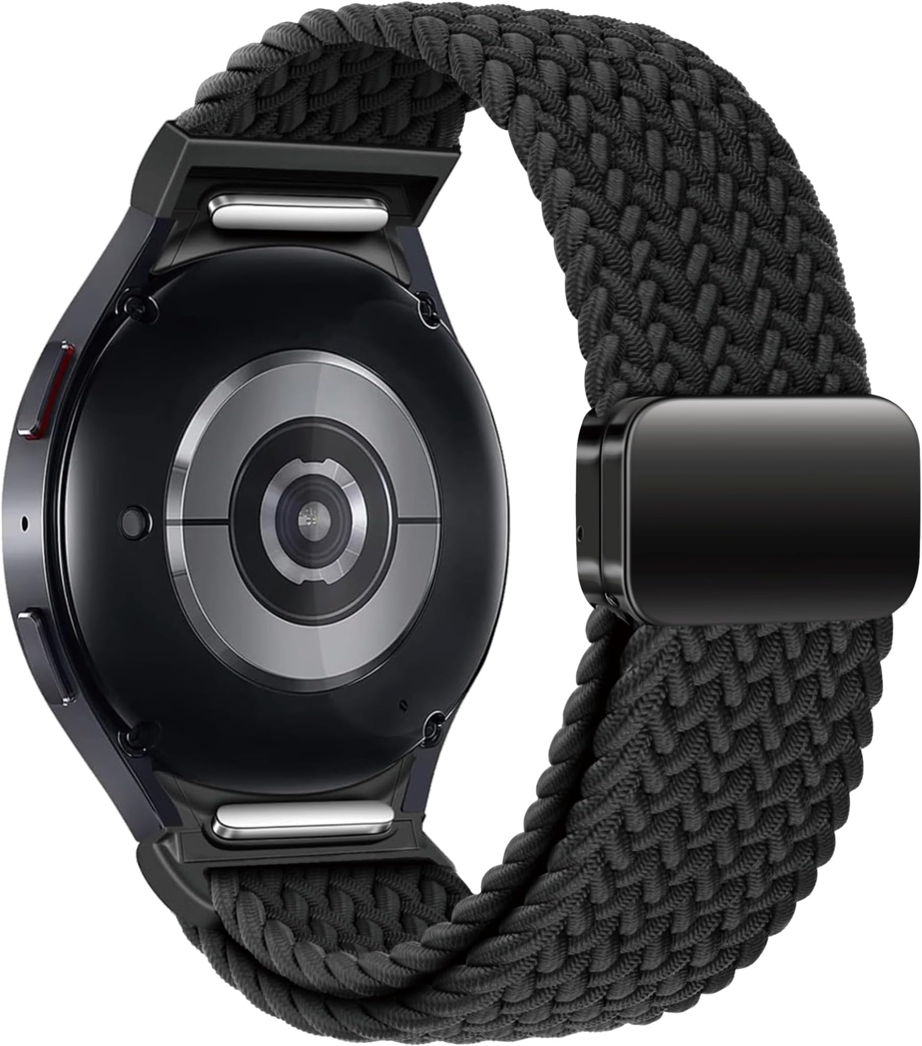 Amazon.com: One Click Fabric Bands for Samsung Galaxy Watch 7 6 Band 5 ...