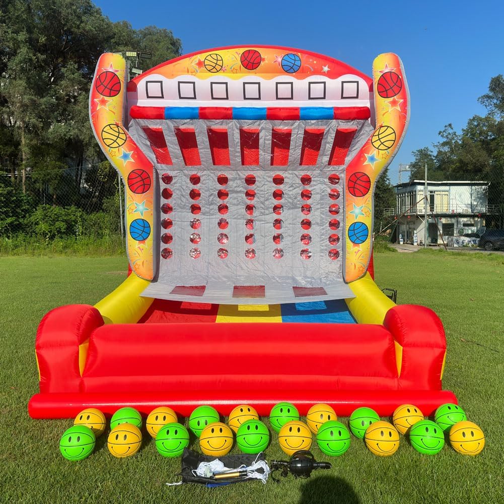 Amazon.com: Infaltable 4-in-A-Row Connect Game Inflatable In A Row ...