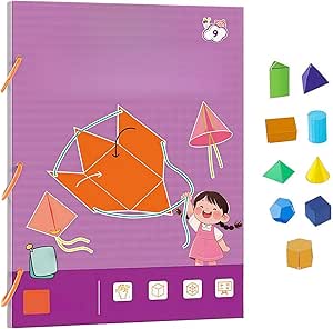 Amazon.com: Pull-String 3D Geometry Learning Book Features Interactive Pull-String Design with ...
