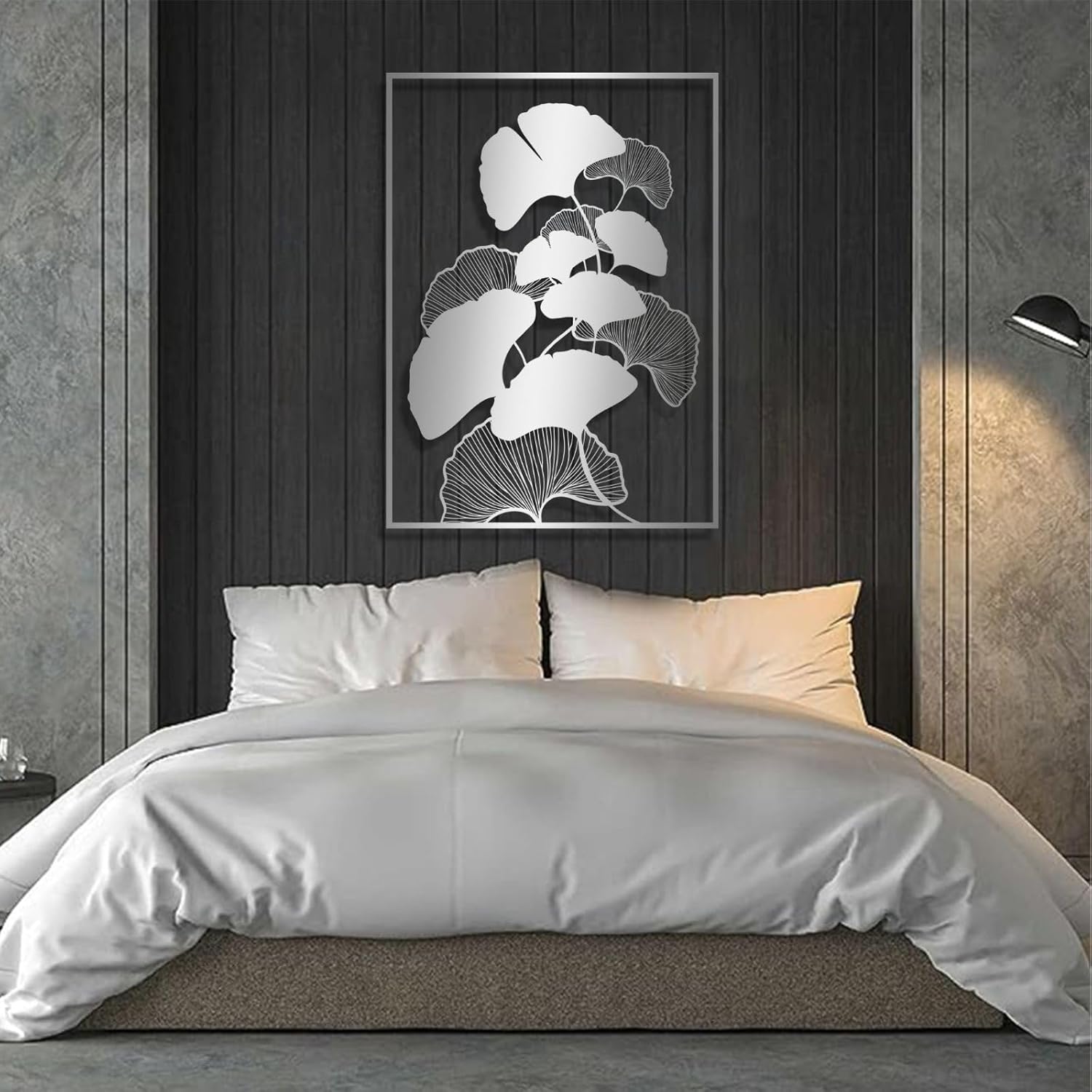 Amazon.com: fayholy Large Ginkgo Biloba Metal Wall Decor, Ginkgo Leaves ...