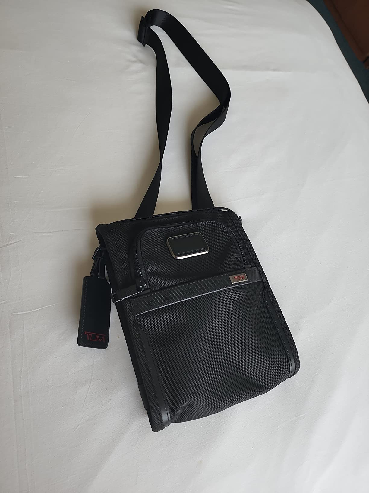 Amazon.com: TUMI - Alpha Pocket Bag - Small Travel Crossbody Bag ...