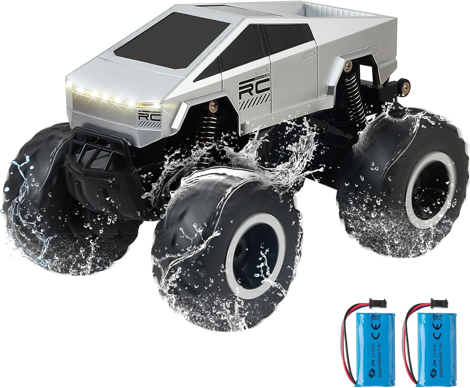 Amazon.com: Remote Control Car Off-Road Pick-up Truck, 4WD Waterproof ...