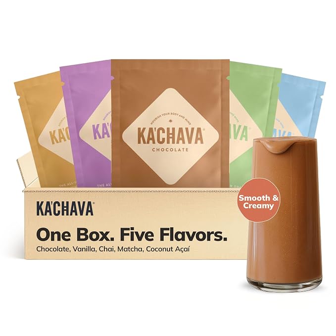 Amazon.com: Ka’Chava All-In-One Nutrition Shake Blend, 5 Flavor Sample ...