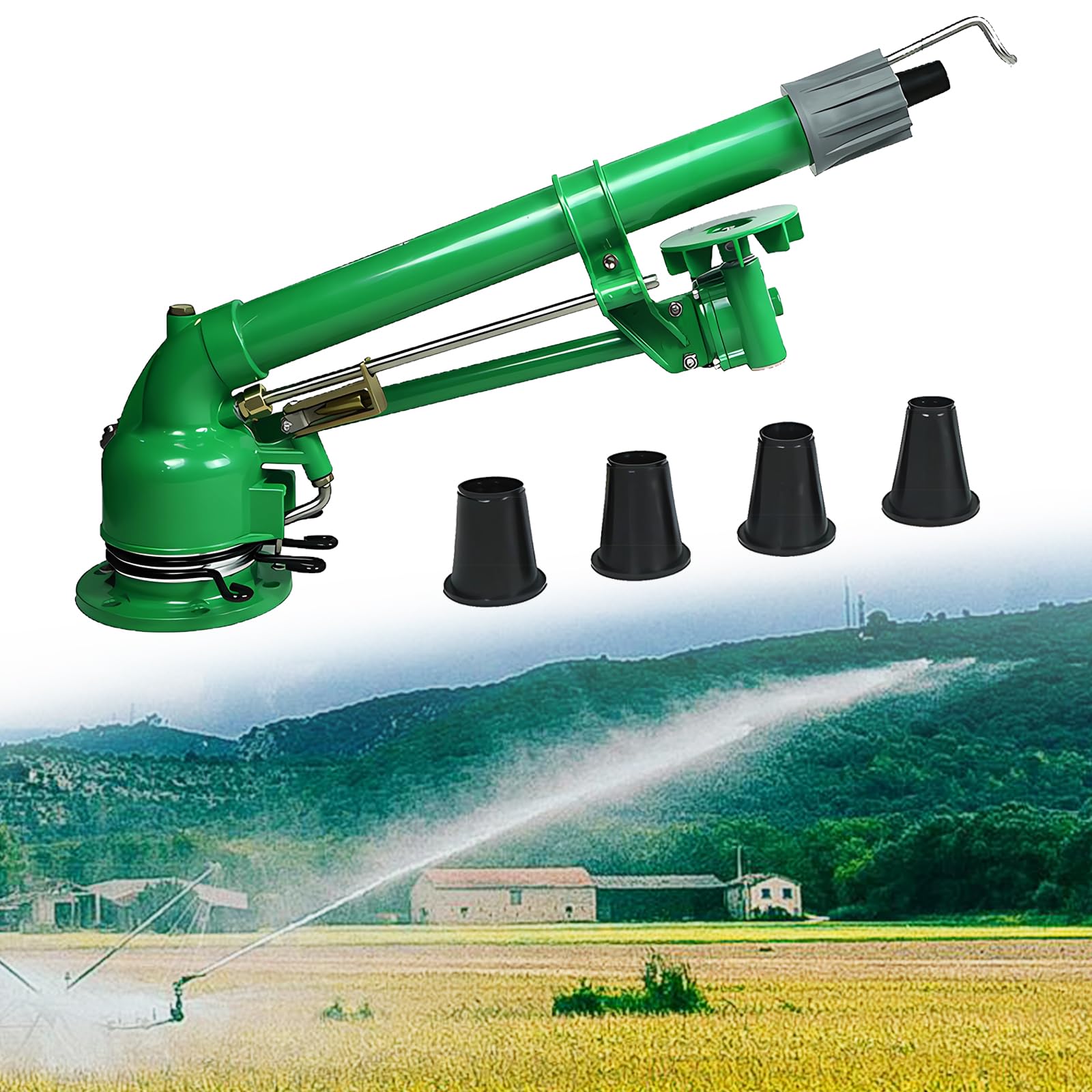 Amazon.com : Farm Irrigation Sprinkler, 2" Adjustable Farm Sprinklers ...