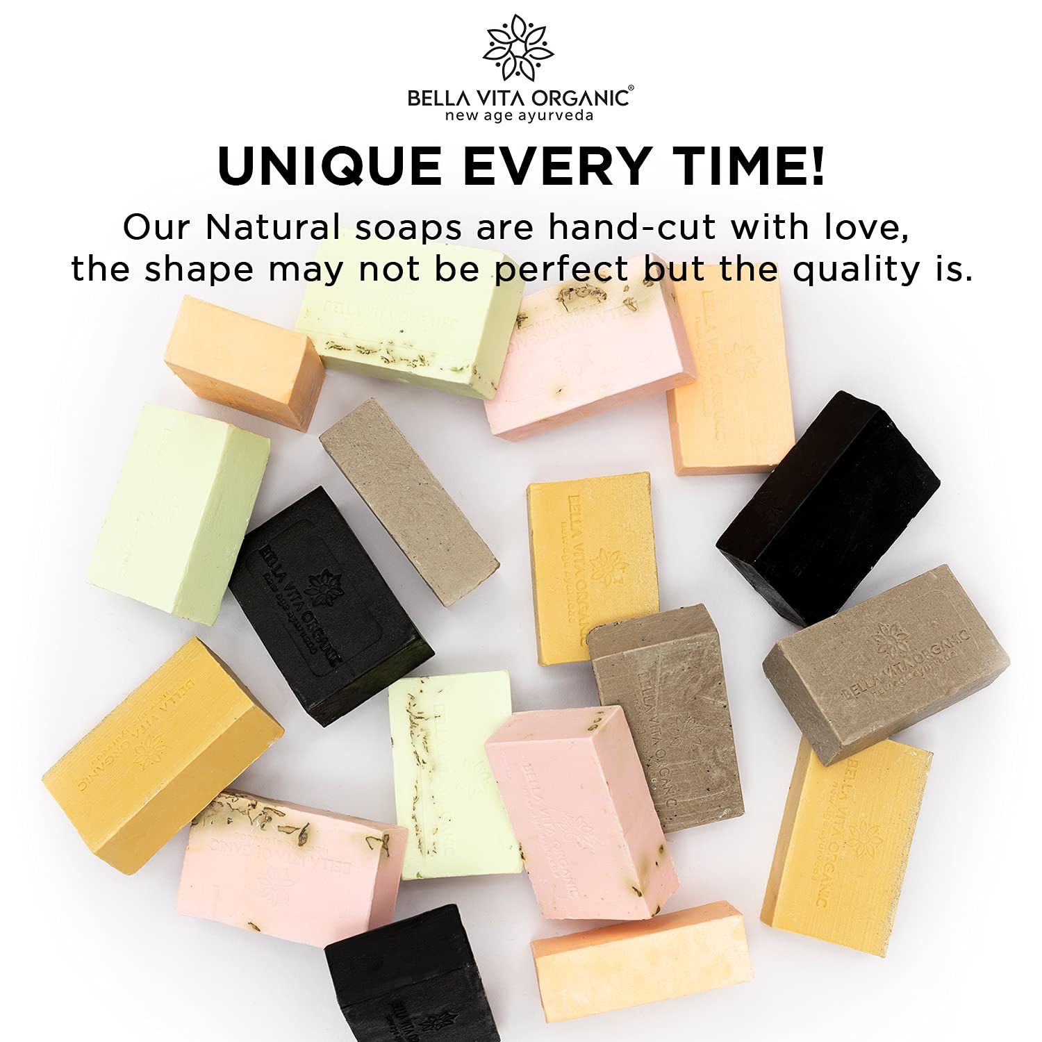 Bella Vita Organic Detox Body Wash Bar - 150g Natural Handmade Soap at ...