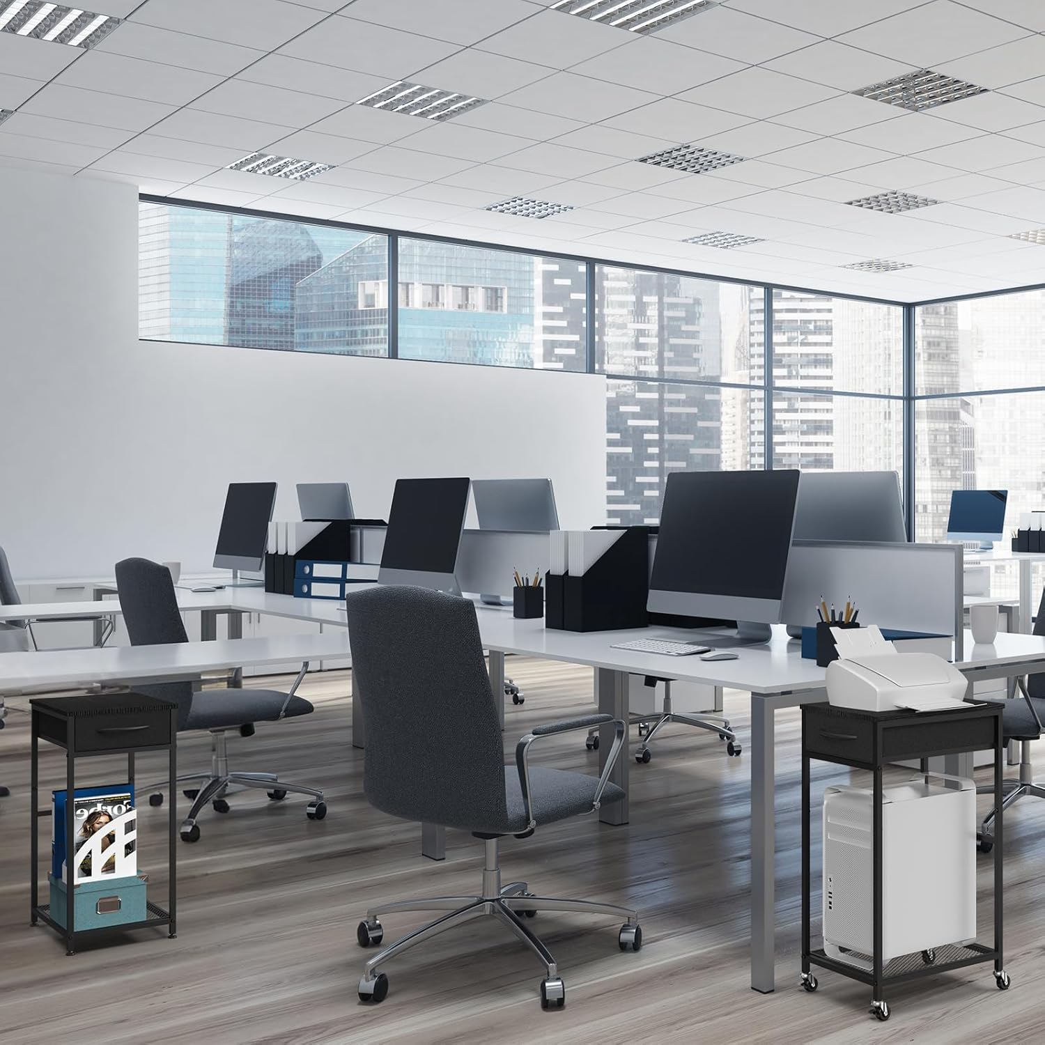 CADUKE 2 Tier PC Stand Black Computer Tower Stand Nepal | Ubuy